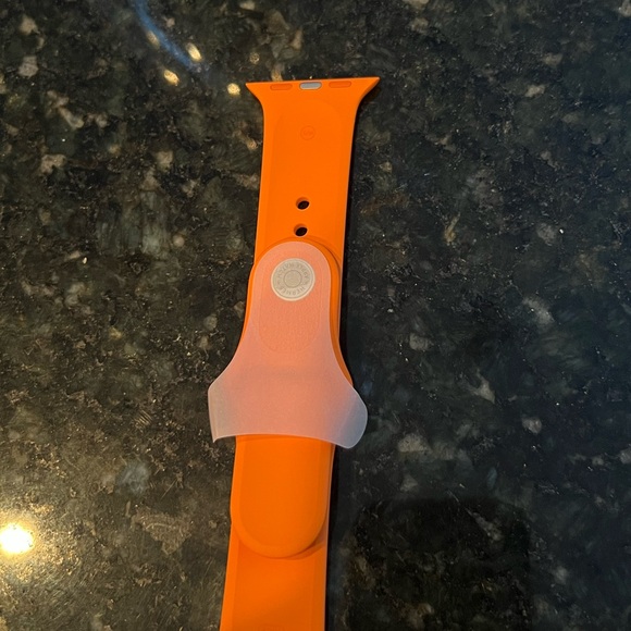 Hermes | Wearables | Hermes Apple Watch Orange Sport Wearable Band Sm ...
